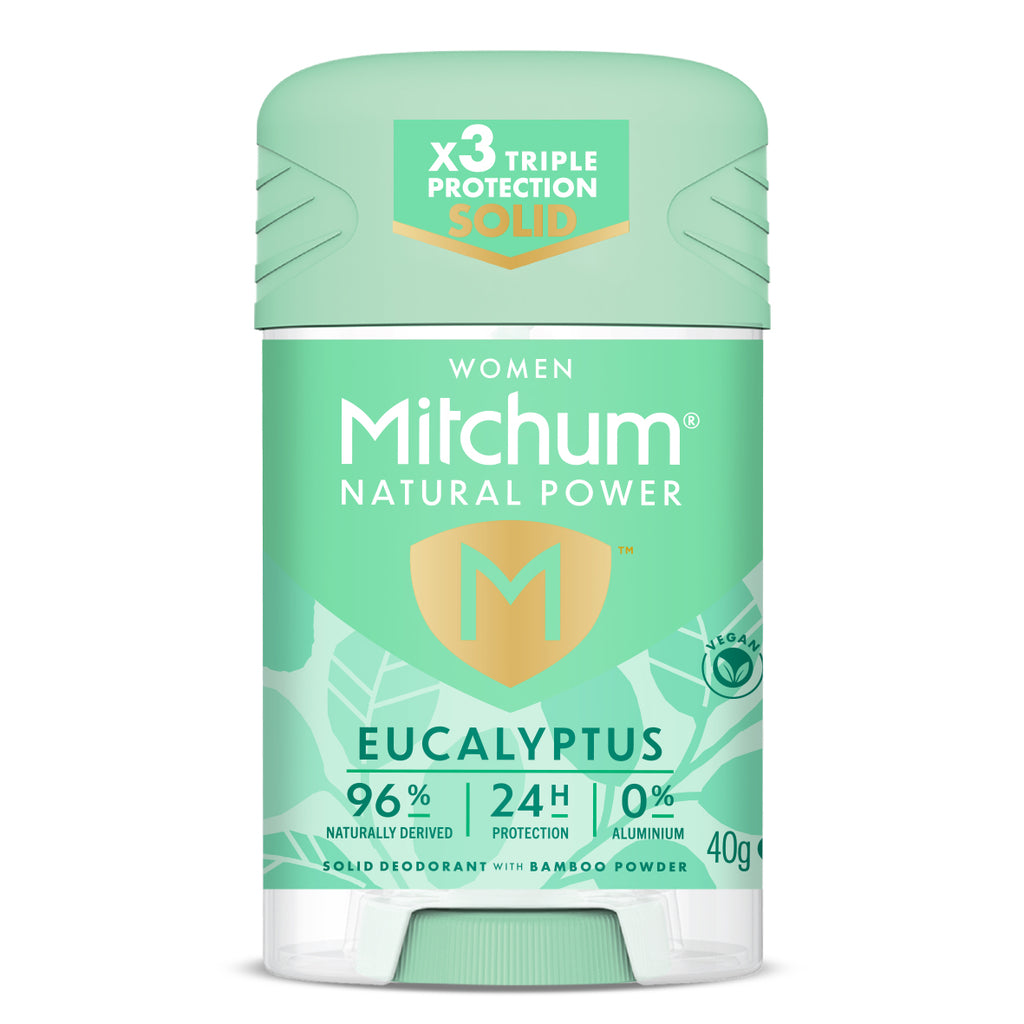 MITCHUM Women 24H Natural Power Solid Stick Eucalyptus 40gr – Mitchum